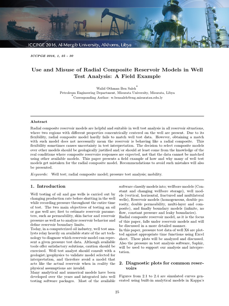 Composite Radial PDF | PDF | Petroleum Reservoir