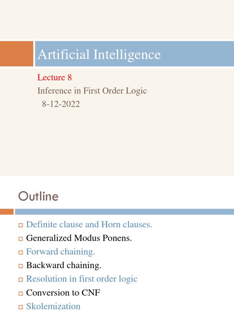 AI Logic Inference | PDF | Mathematical Logic | Logic