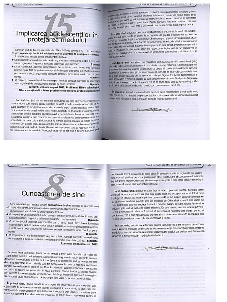 Text Argumentativ 2 | PDF