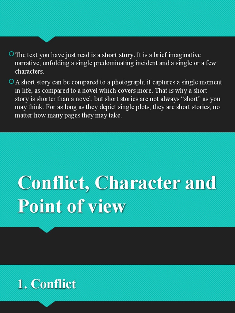 Short Story Elements Explained | PDF | Narration