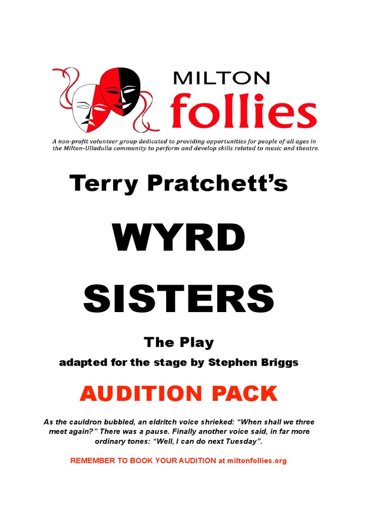 "Wyrd Sisters Audition Details" | PDF | Witches (Discworld)