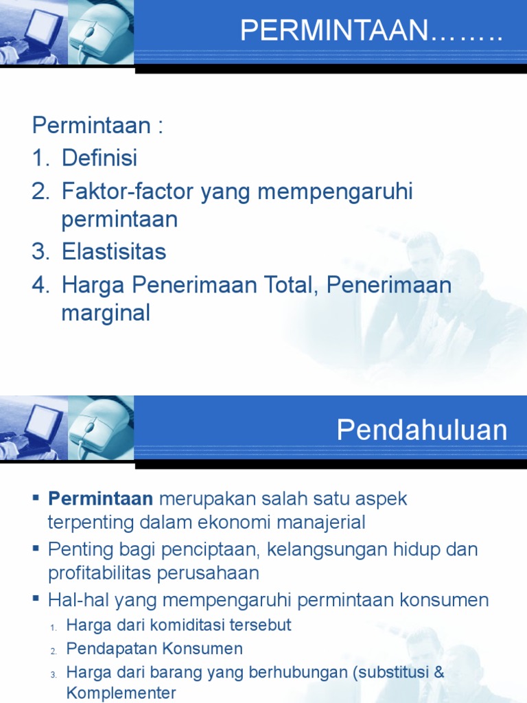 Teori Permintaan | PDF | Pengelolaan Keuangan & Uang