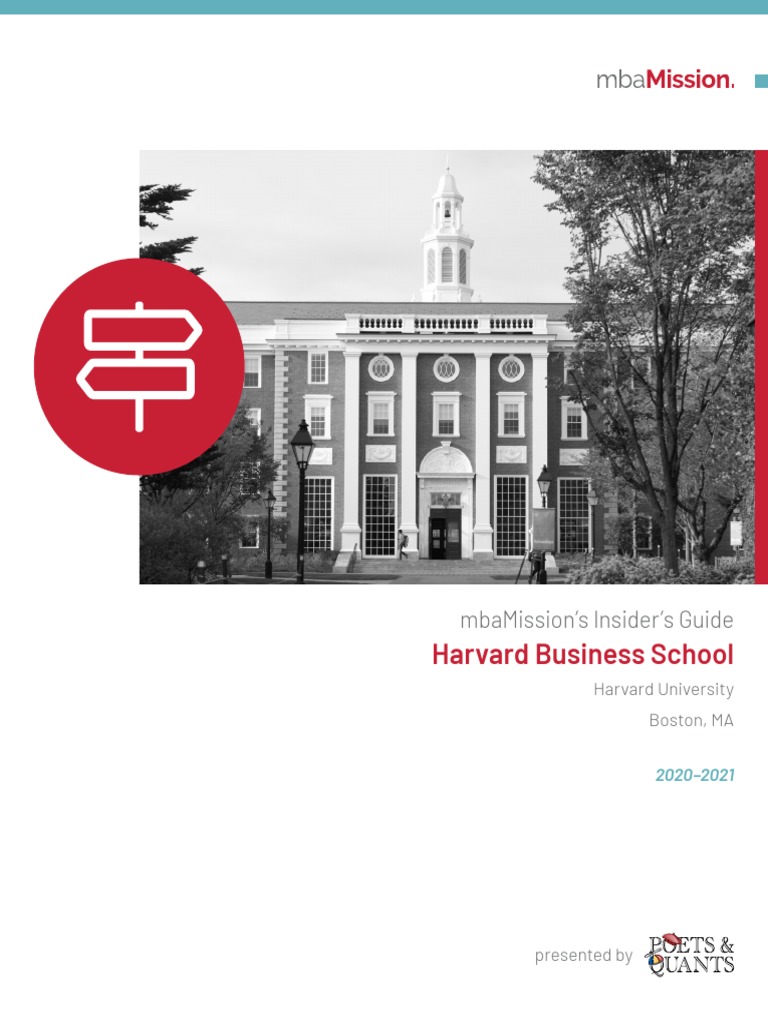 Mbamission Harvard Business Insiders Guide 2020 2021 | PDF | Master Of ...