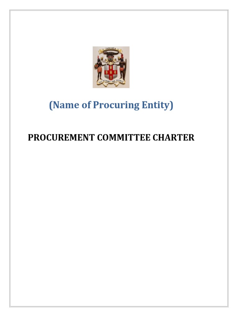 Procurement Committee Charter | PDF | Committee | Regulatory Compliance