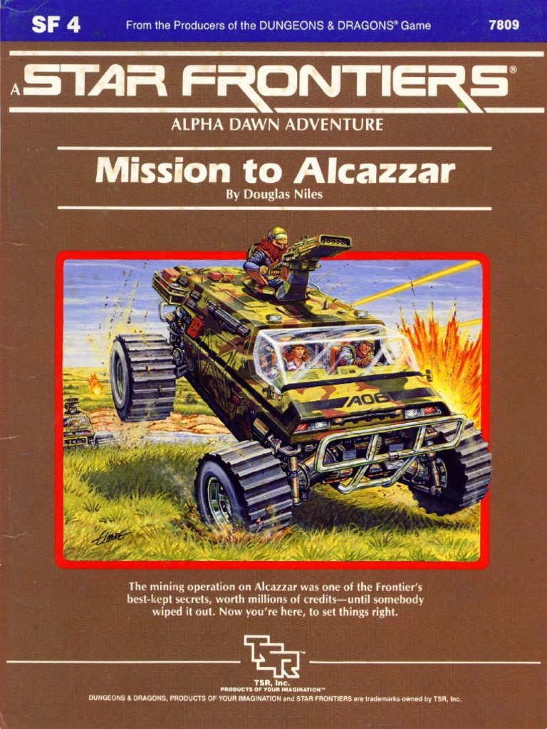 Star Frontiers - SF4 - Mission To Alcazzar | PDF