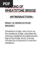 Physics Project Class 12th Wheat Stone Bridge | PDF | Resistor ...