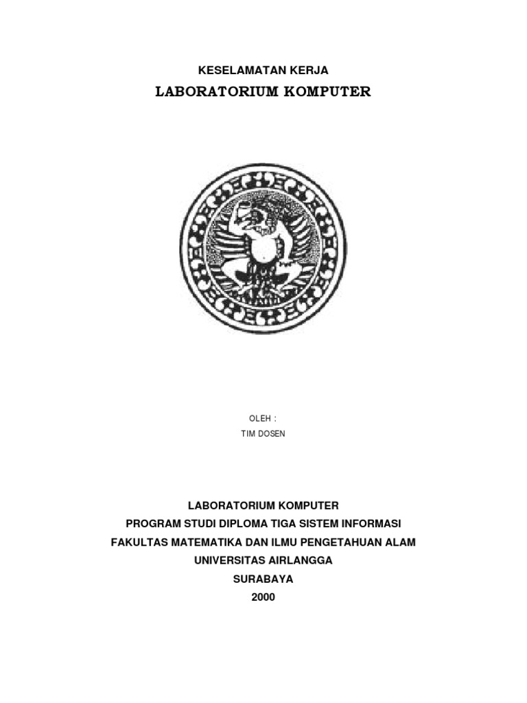 Keselamatan Kerja Di Laboratorium Komputer | PDF