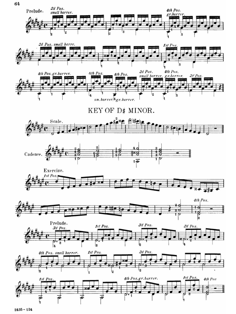 Carcassi Guitar Method Op 59 065 | PDF