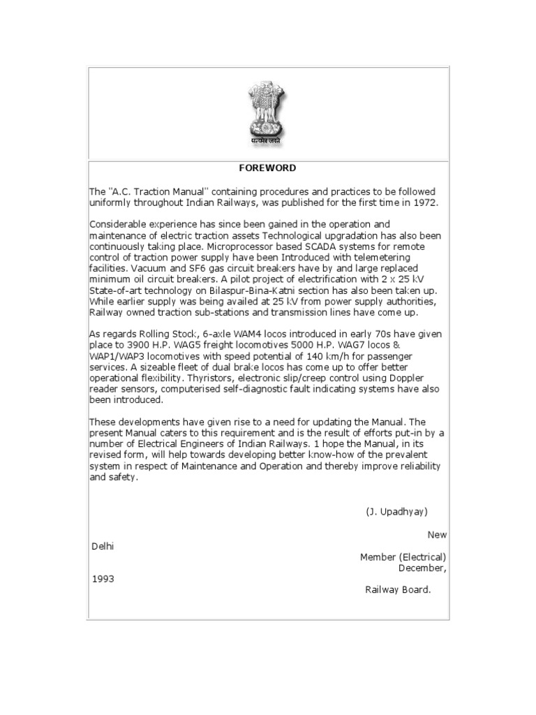ACTM Vol-II Part-III | PDF | Rail Transport | Electrical Substation