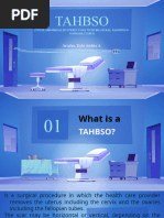 Total Abdominal Hysterectomy Bilateral Salpingo-Oophorectomy (TAHBSO ...