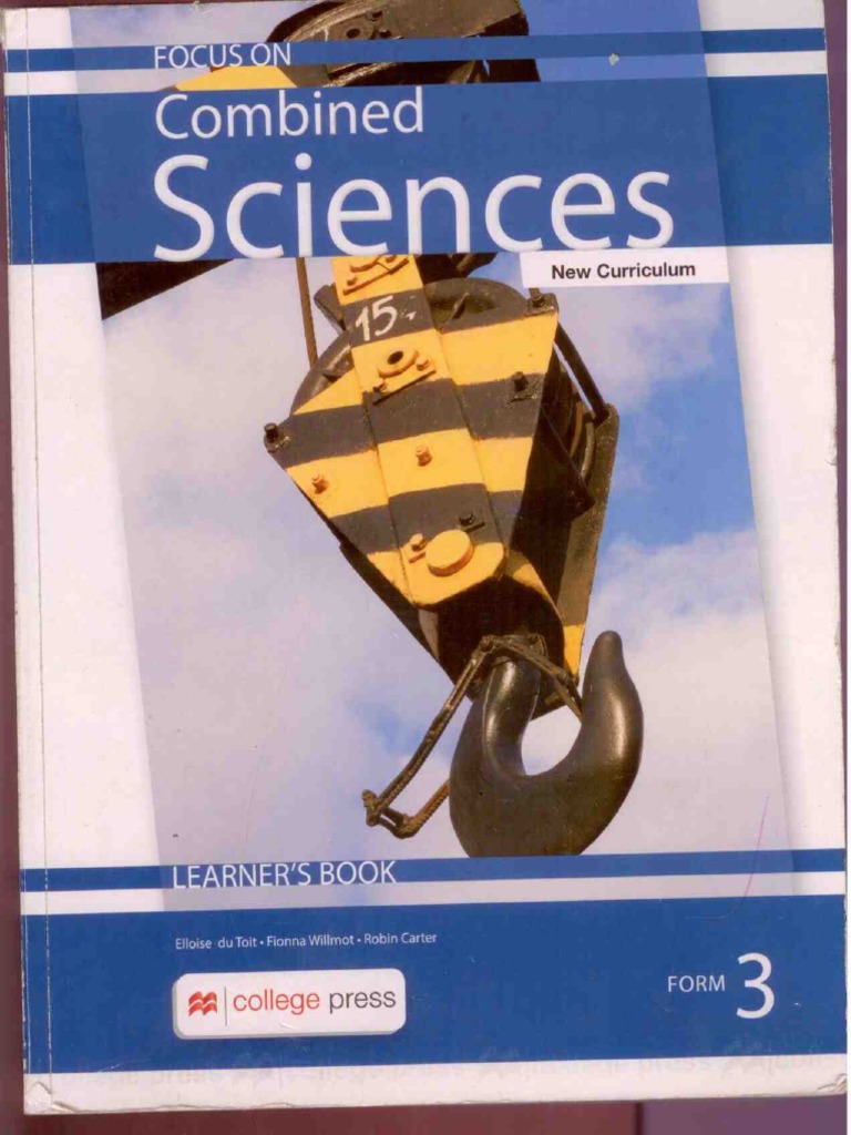 Focus On Combined Science Form 3 Chemistry Section | PDF