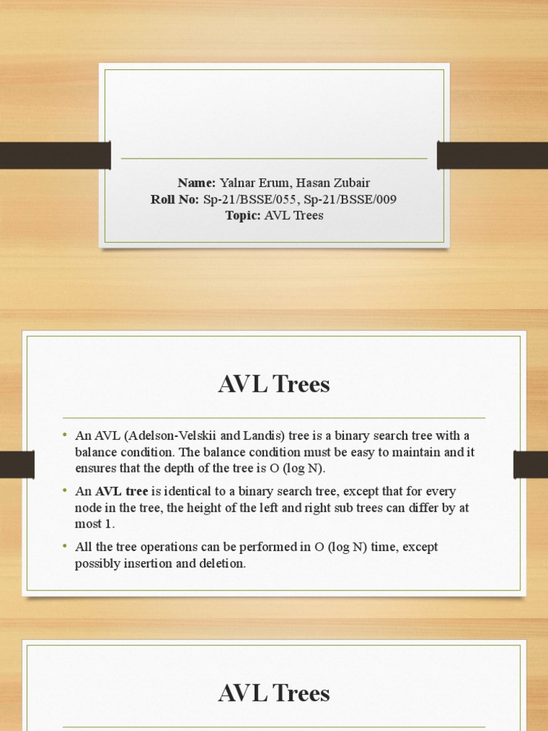AVL Presentation | PDF | Information Retrieval | Theoretical Computer Science