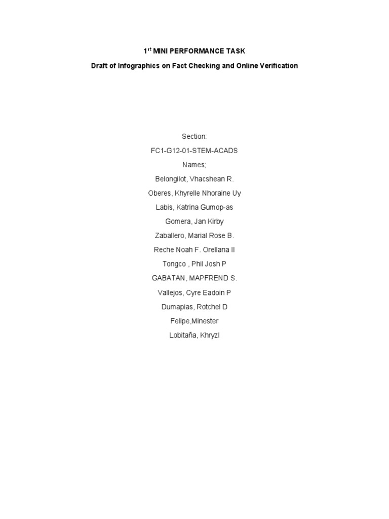 1st MINI PERFORMANCE TASK | PDF | Communication | Cyberspace