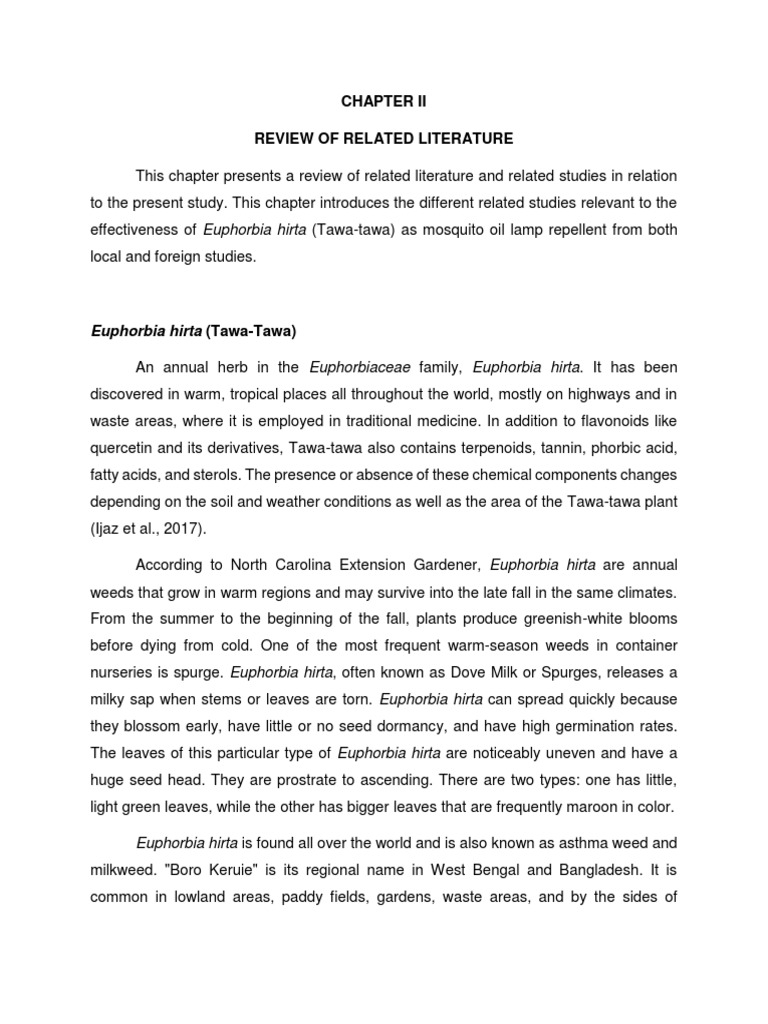 Group 1 - FC1 G12 01 STEM - 1st Draft of RRL | PDF | Mosquito