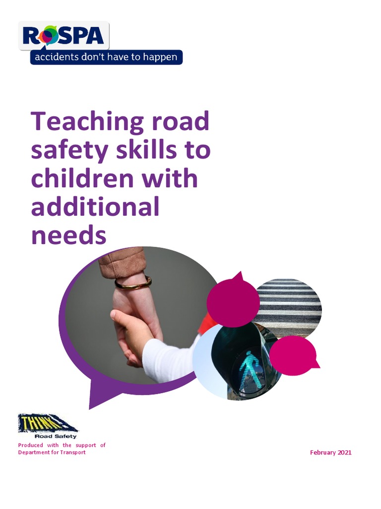 Teaching Road Safety Skills To Children With Additional Needs | PDF ...