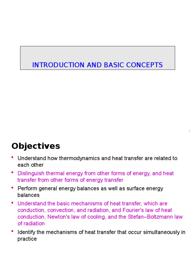 Basic Heat Transfer Concepts Explained | PDF | Heat Transfer | Thermal ...