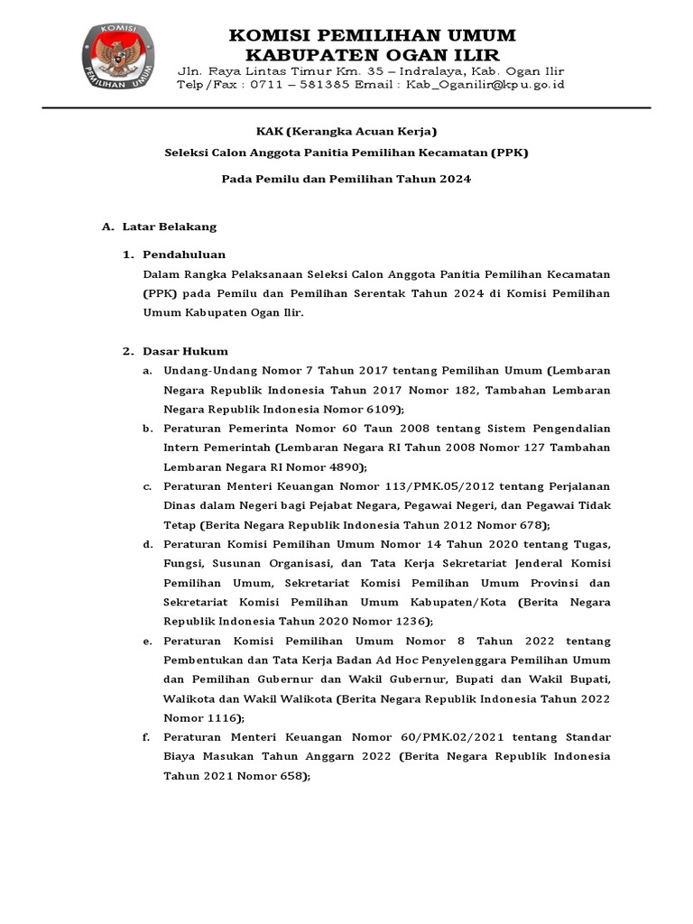 Kak Ppk Pdf Pengelolaan Keuangan Uang