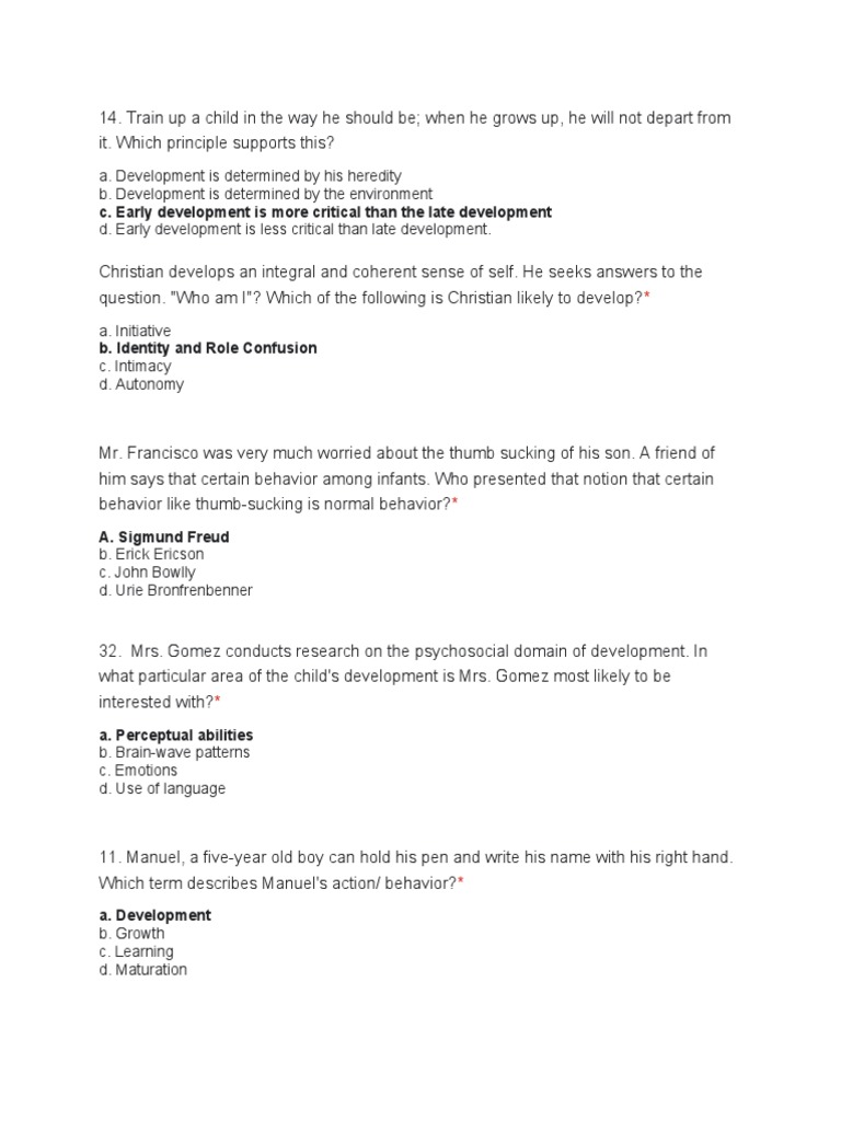 Let Reviewer Child Development | PDF | Adolescence | Child Development