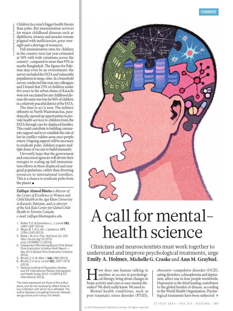 Psychological Treatments: A Call For Mental-Health Science. | Download ...