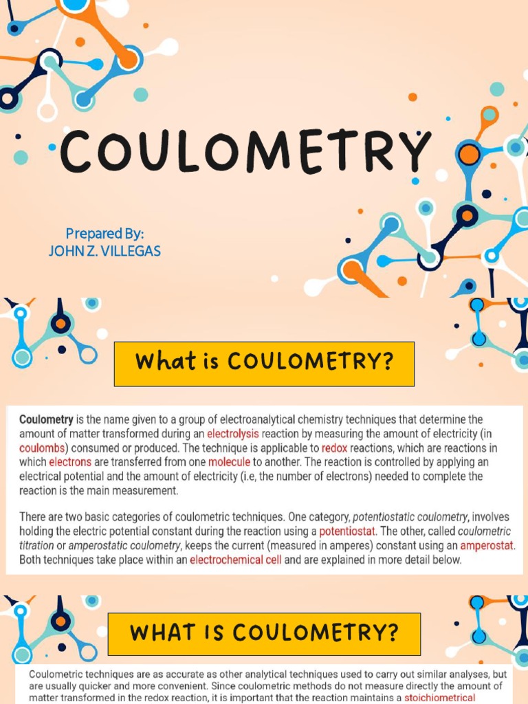 COULOMETRY | PDF