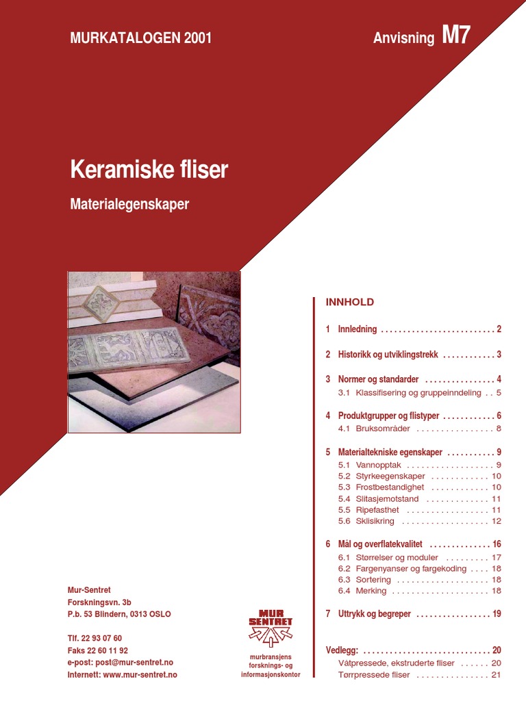 M7 Keramiske Fliser | PDF
