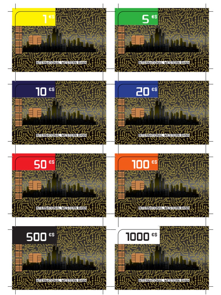 Eurodollar Card Sheet-8UP | PDF