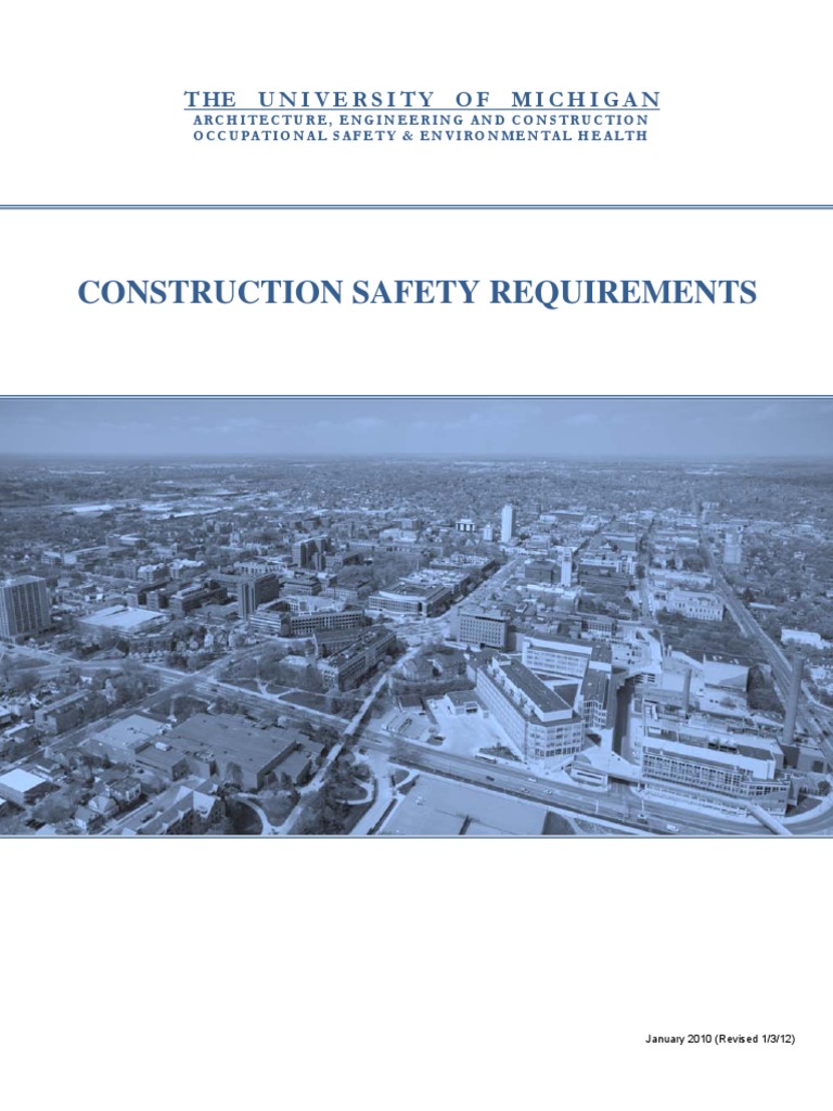 Construction Safety Requirements | PDF | General Contractor | Crane ...