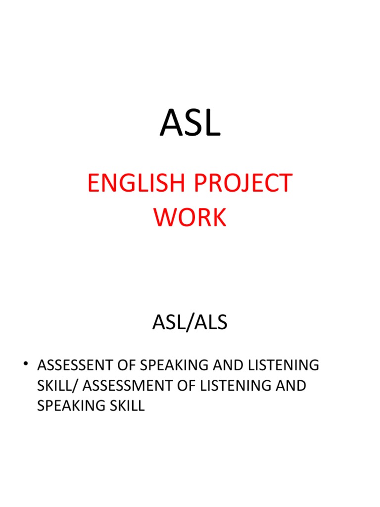 Class 12 ASL Project Guidelines | PDF | Essays | Podcast