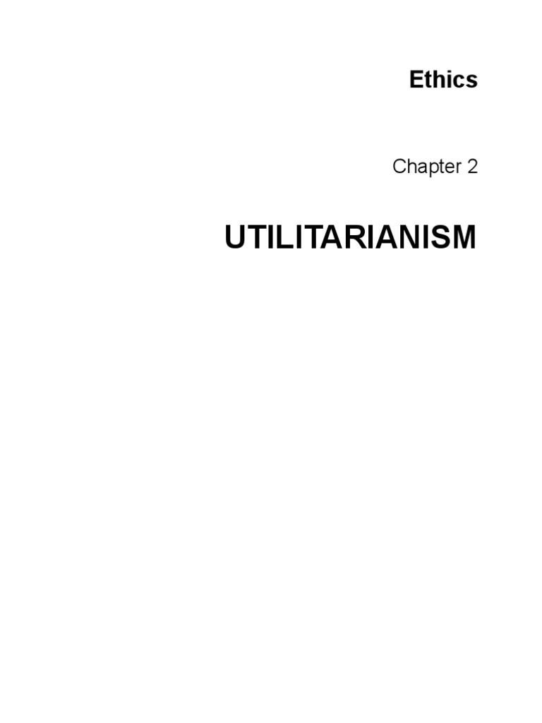 Ethics 2 | PDF | Utilitarianism | Pleasure