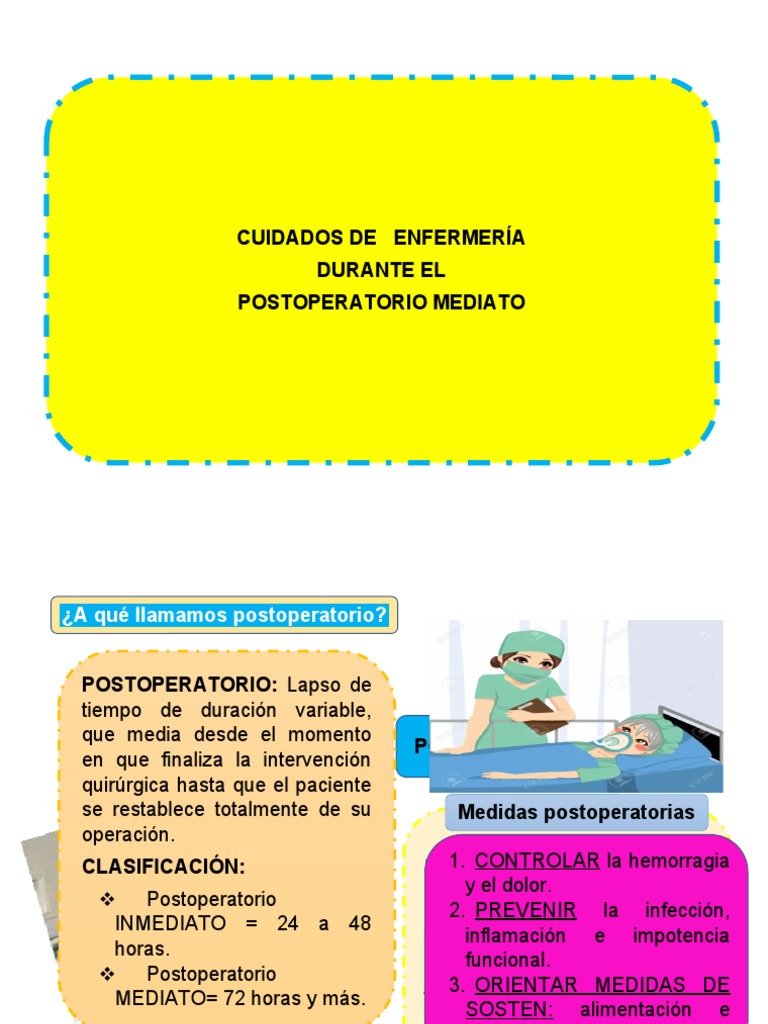 Cuidados Postoperatorios Mediatos | PDF