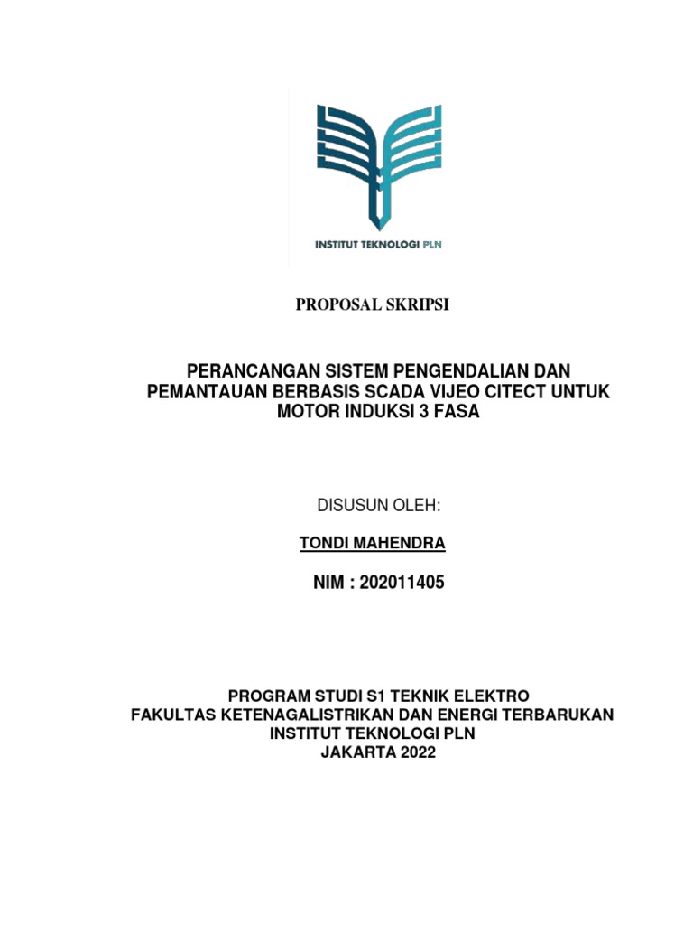 SCADA Vijeo Citect untuk Motor 3 Fasa | PDF | Komputer | Teknologi & Rekayasa