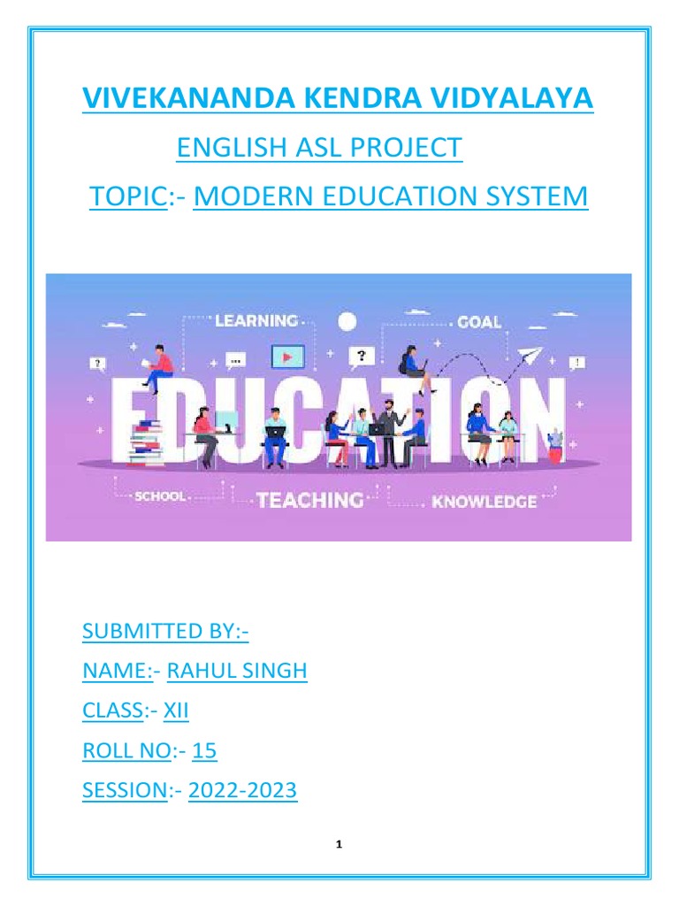 English Asl Project - 095802 | PDF | Teaching Method | Educational ...