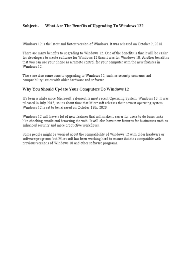 Windows 12 | PDF