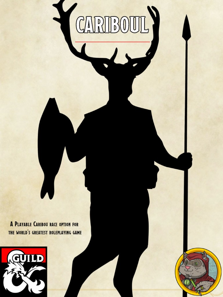 Cariboul Playable Caribou Race For 5E | PDF | Wizards Of The Coast ...