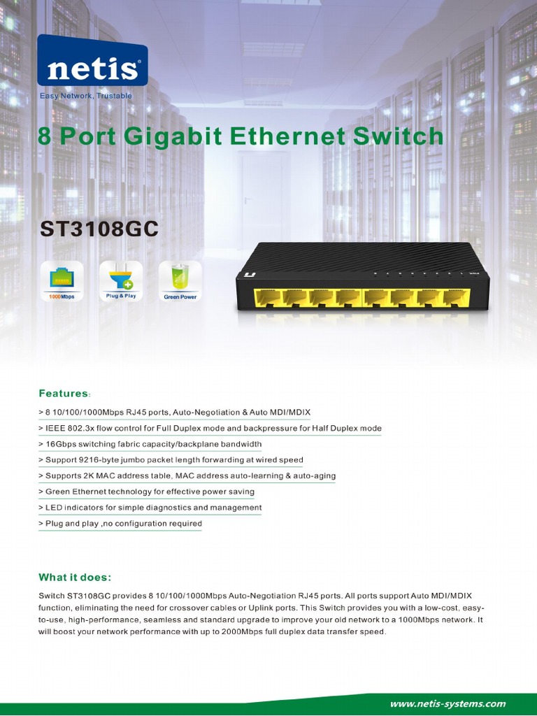 Netis ST3108GC | PDF