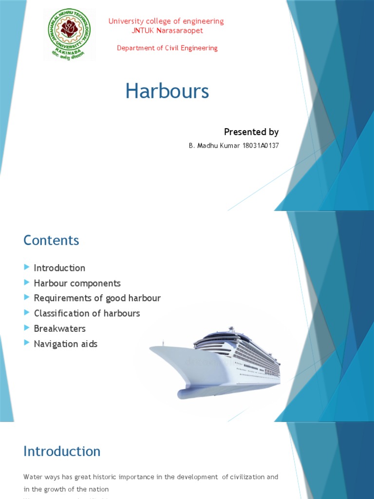 Harbours and Ports | PDF | Harbor | Water Transport