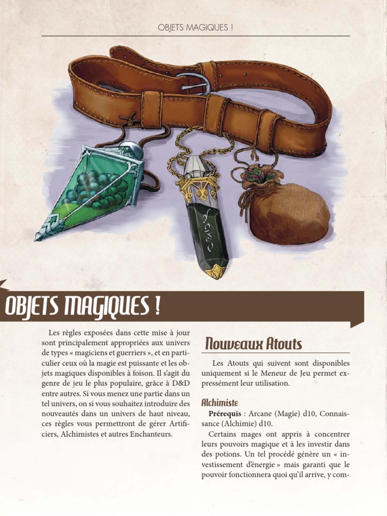 Objets Magiques SW | PDF
