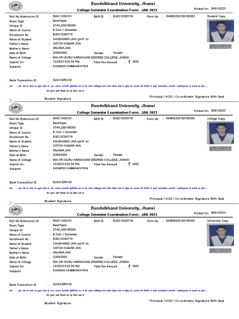Sem Candidate Details | PDF | Educational Stages | Qualifications