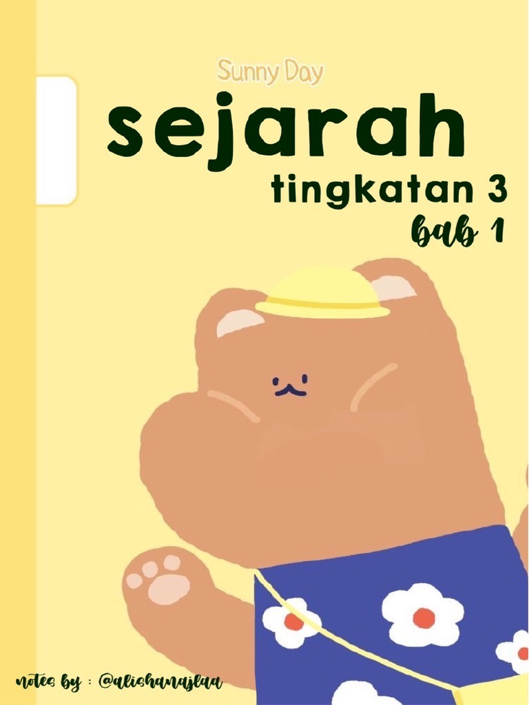 Sejarah F3 B1 | PDF