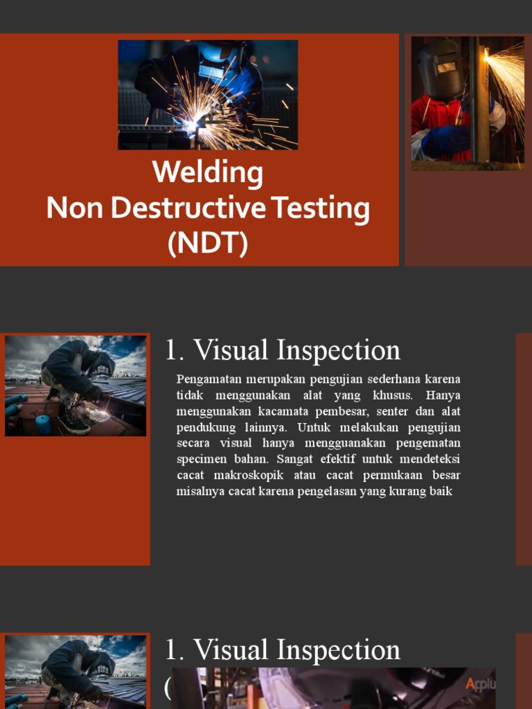 Welding Non Destructive Testing (NDT) | PDF