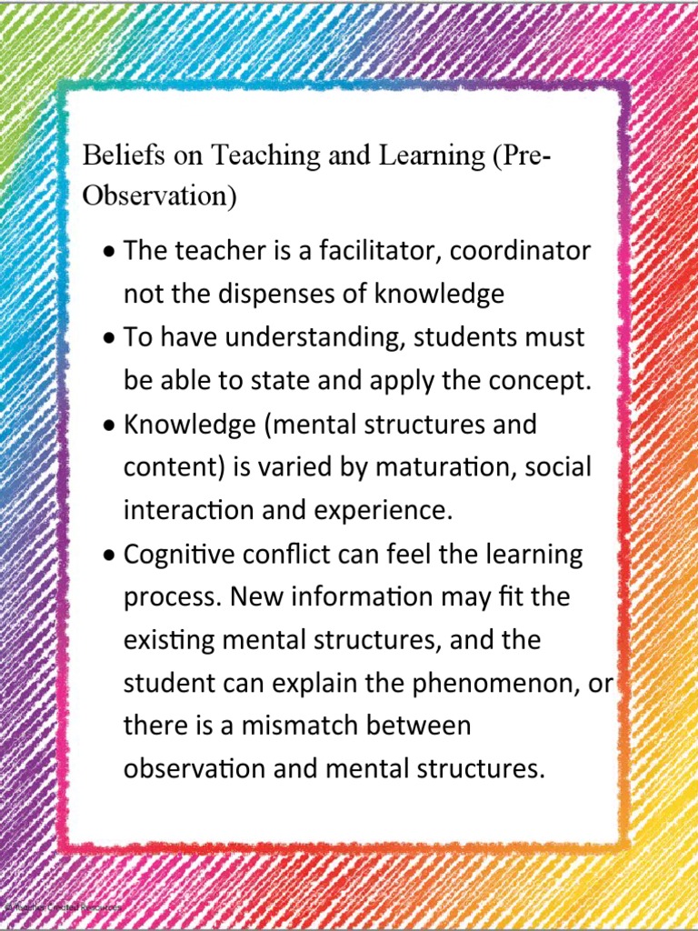 Pre-Observation Beliefs on Learning | PDF | Science & Mathematics