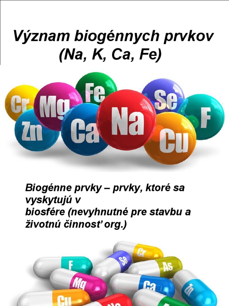 Biogénne Prvky | PDF