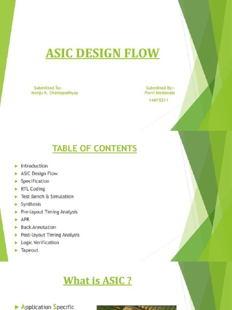 Asic Design Flow | PDF Asic Design Flow | PDF