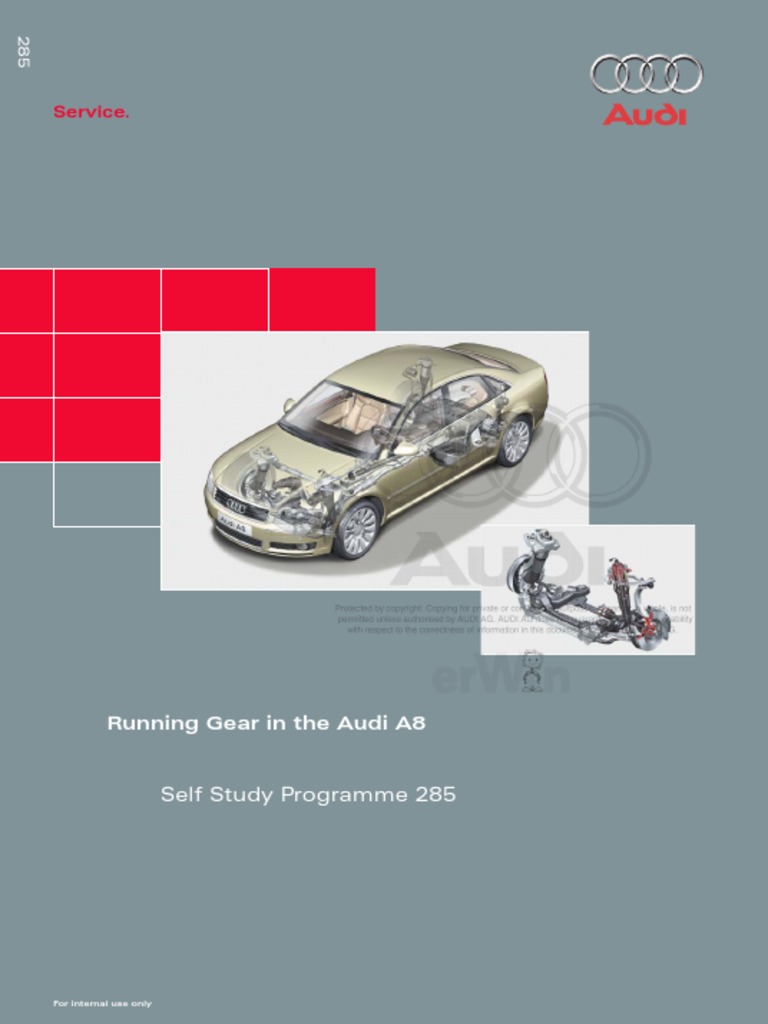 51-SSP 285 Running Gear in The Audi A8 | PDF | Steering | Brake