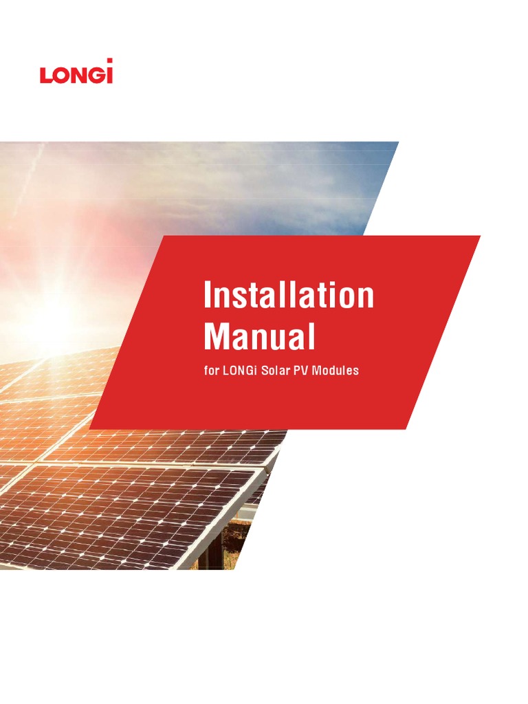 20190822.installation Manual For LONGi Solar PV Modules - Compressed ...