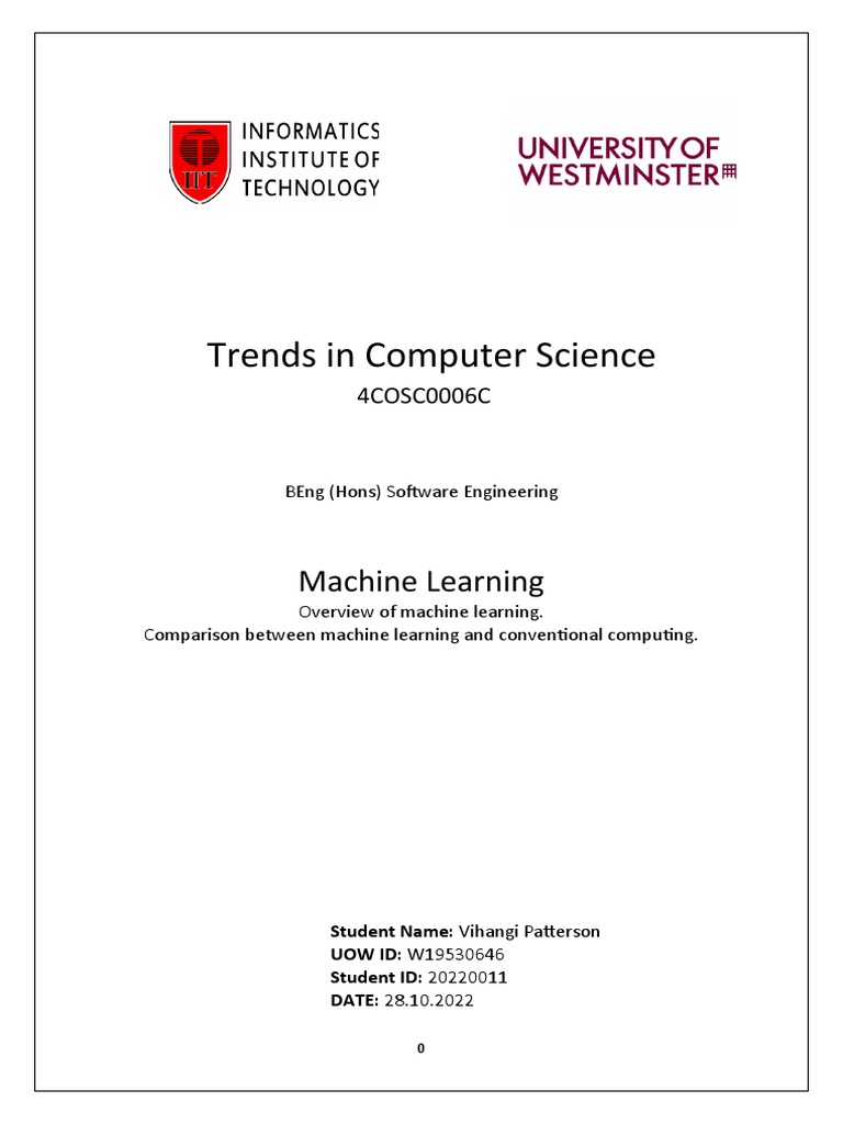 Report Structure | PDF | Machine Learning | Statistical Classification