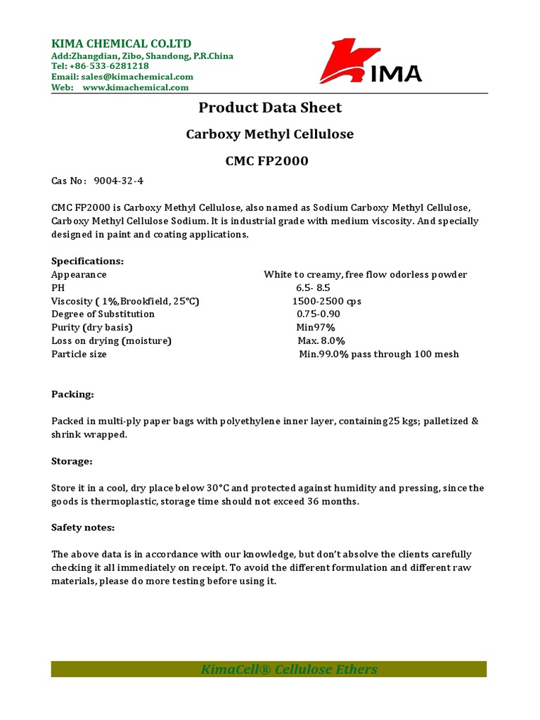 Tds CMC Fp2000 | PDF