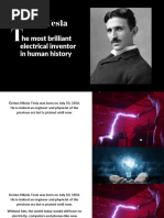 Nikola Tesla | PDF | Nikola Tesla | Alternating Current
