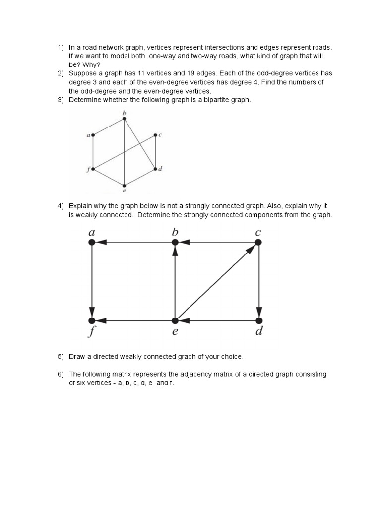 Counting Sample Questions | PDF | Vertex (Graph Theory) | Graph Theory