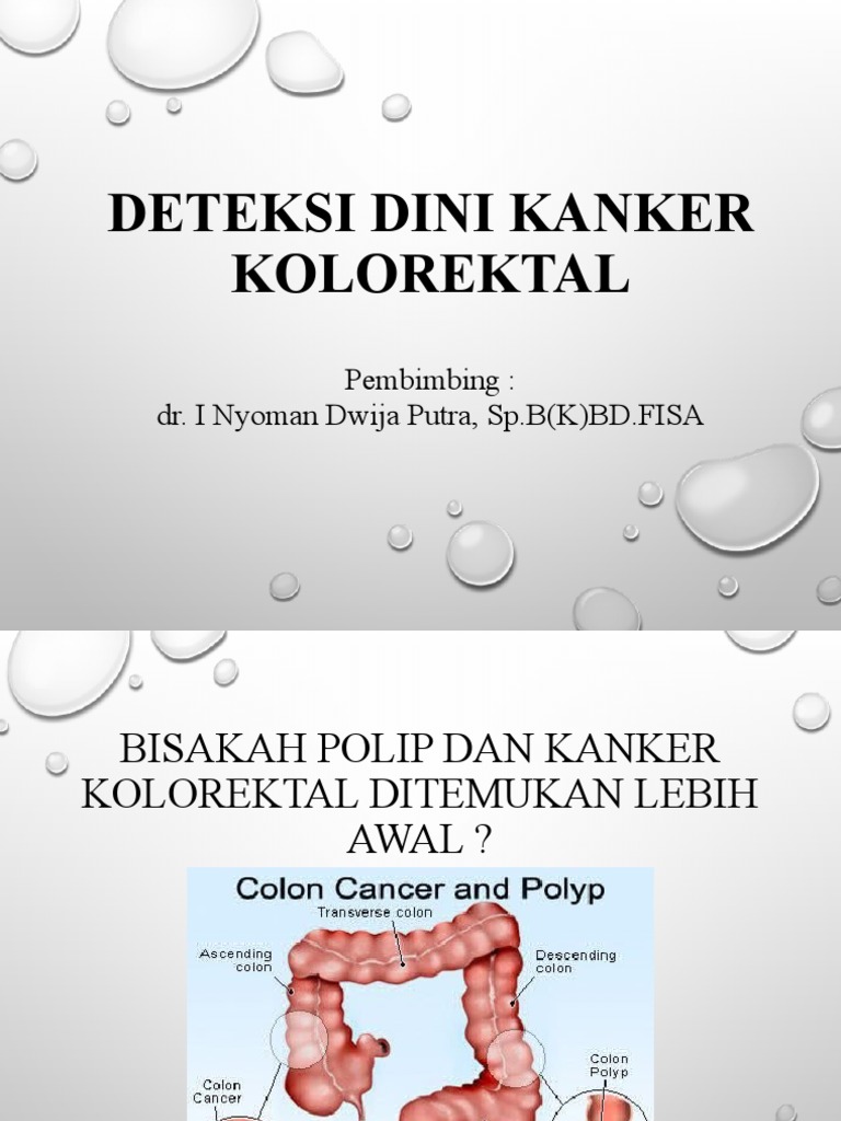 Deteksi Dini Kanker Kolorektal Pdf